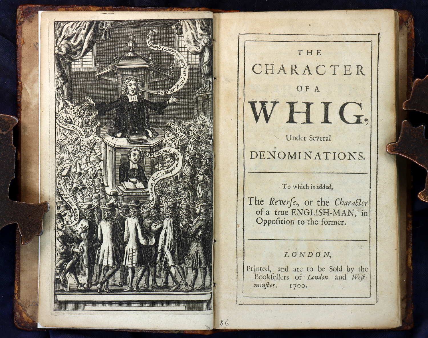The Character of a Whig, Under Several Denominations. To which is added ...